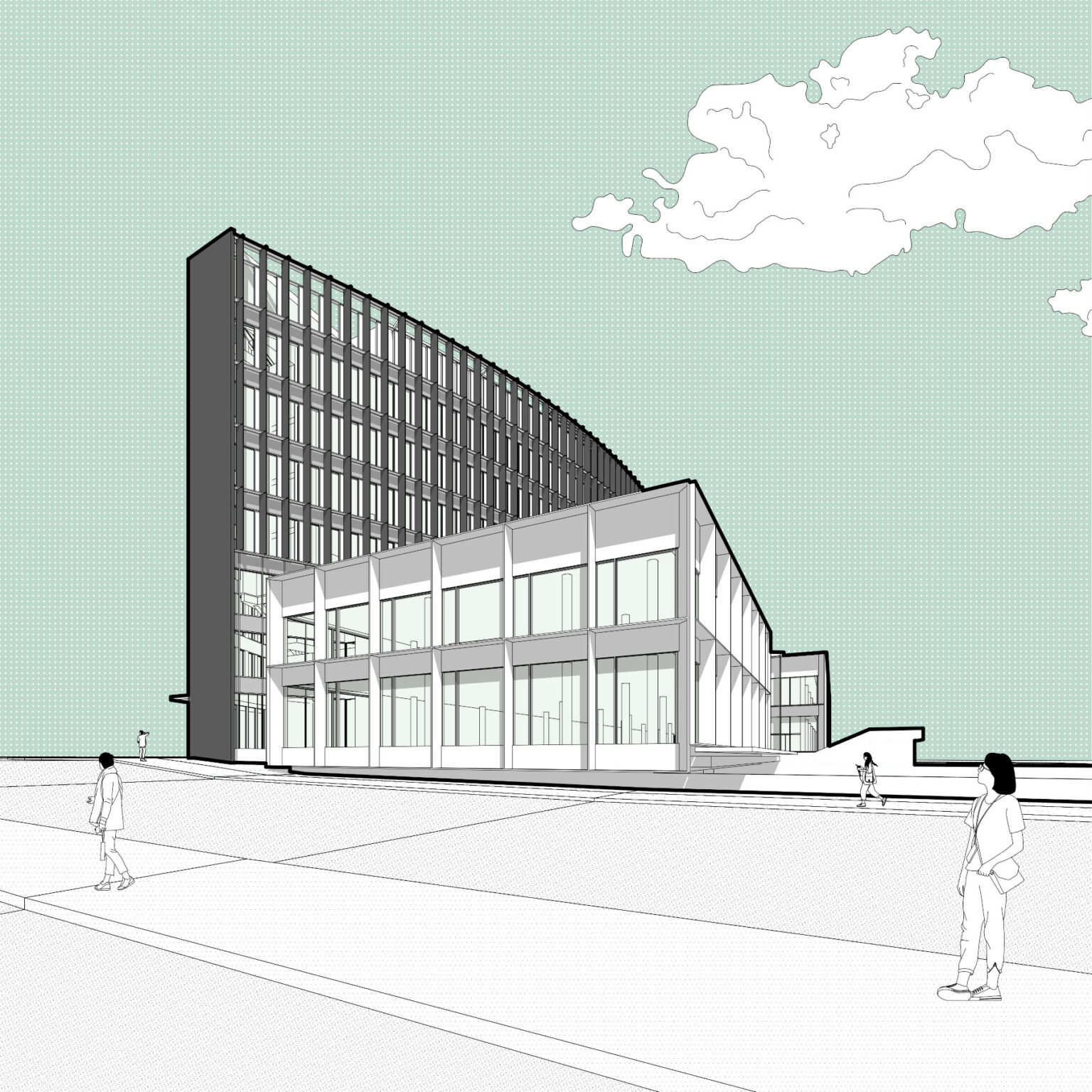 Václav Havel Airport APC Building | Exterior Redesign | V03 | Worked On ...